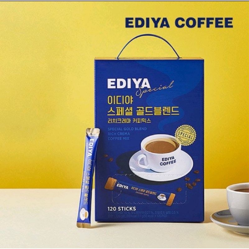 Jual [10 Sachet]Ediya Coffee Special Gold Blend Rich Crema Coffeex ...