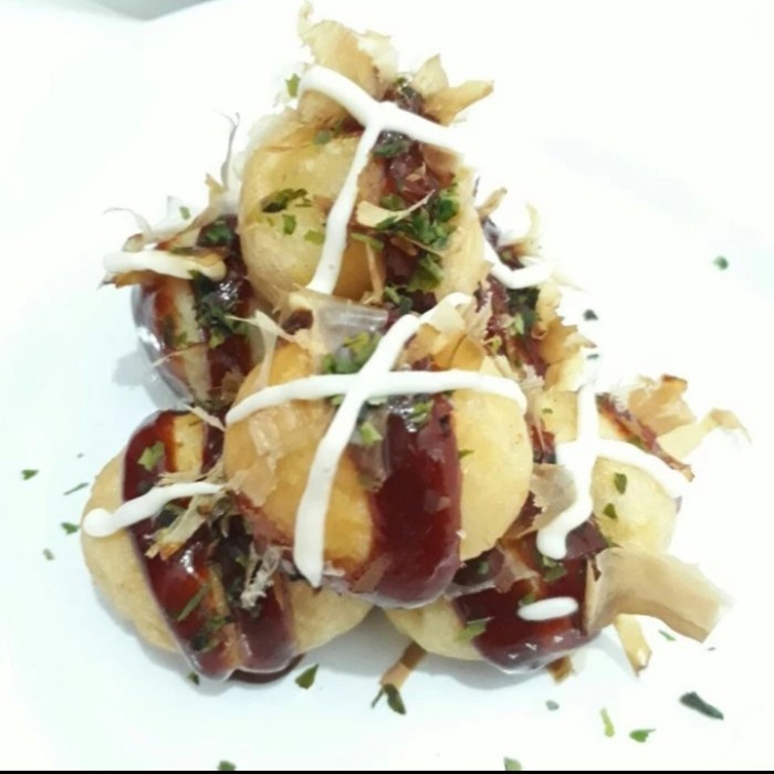Jual Promo Biang Tepung Takoyaki Halal / Premix Takoyaki / Flour ...