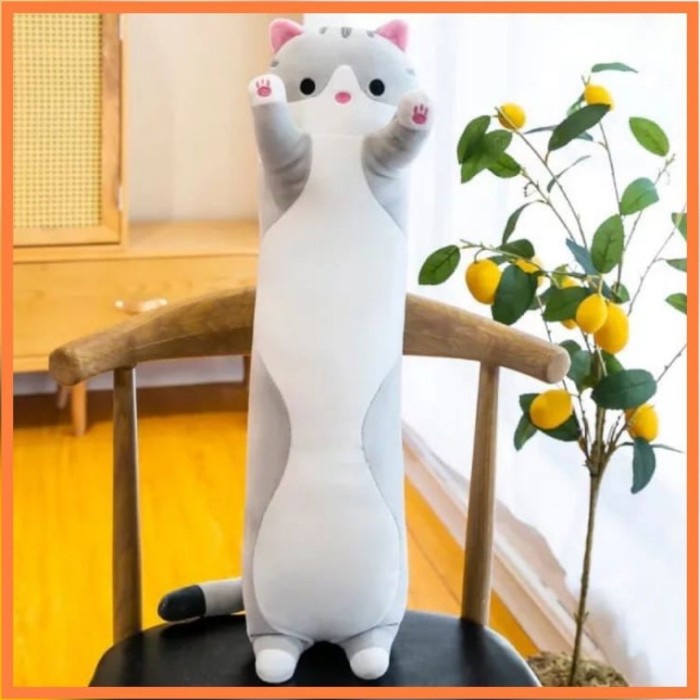Jual Ready Boneka Guling Kucing Berdiri. Tinggi 60Cm Lan.Mart | Shopee ...