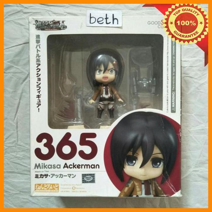 Jual (BET) NENDOROID MIKASA ACKERMAN ORI GSC 365 ATTACK ON TITAN (NO ...