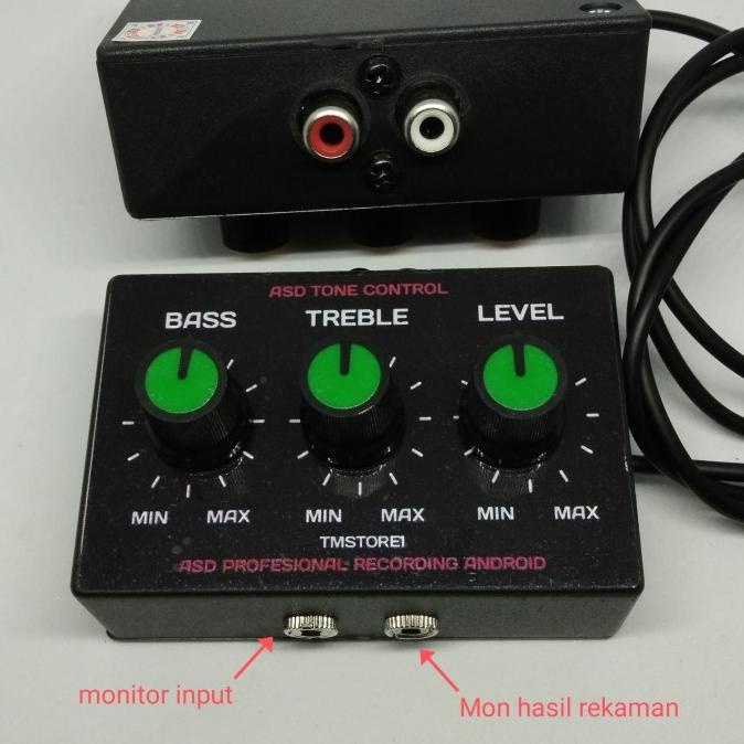 Jual alat rekam dari mixer ke hp android dilengkapi tone control low ...