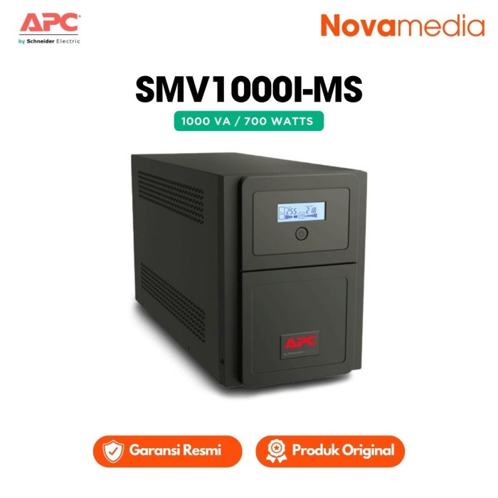 Jual UPS APC Easy UPS SMV 1000VA Universal Outlet 230V SMV1000I-MS | Shopee Indonesia
