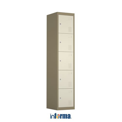 Jual Informa Kiev Loker Besi 5 Pintu - Cokelat Muda Locker Kabinet ...