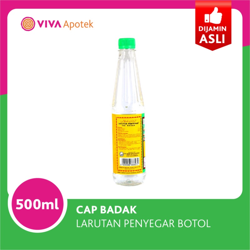 Jual Larutan Penyegar Cap Badak Botol untuk Panas Dalam (500 ml) | Shopee Indonesia