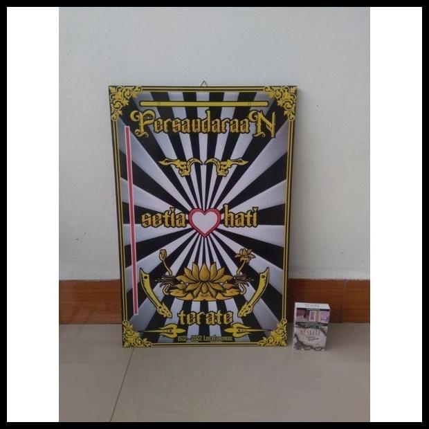 Jual DISKON POSTER SH TERATE LAMBANG PSHT, BINGKAI FOTO KAYU MDF UKURAN ...