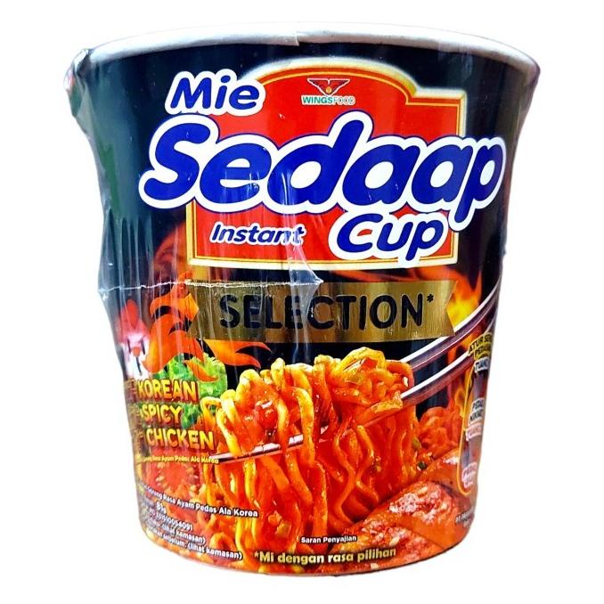 Jual Mie SEDAAP Cup Korea Pedas Korean Spicy Mi Sedap Mie Sedap ...