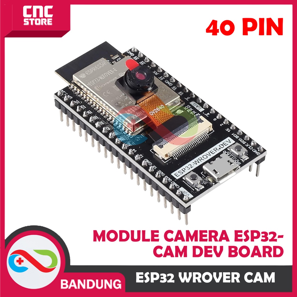Jual New Esp32 Wrover Cam 2022 Wifi Bluetooth Camera Esp32 Cam Dev Board Shopee Indonesia 8298