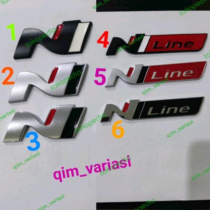 Jual Emblem N Line N-Line Hyundai Tempel Atau Grill | Shopee Indonesia