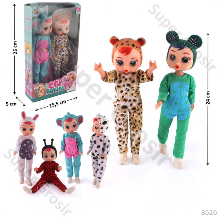 Jual Mainan Anak Boneka Anak beby cry isi 2 pcs ,9 Inch | Shopee Indonesia