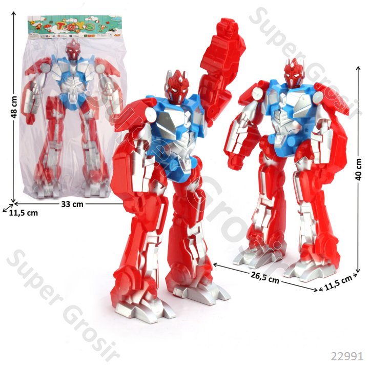 Jual Mainan Anak Mainan Robot Karakter Mirip Transformers B/O Suara ...