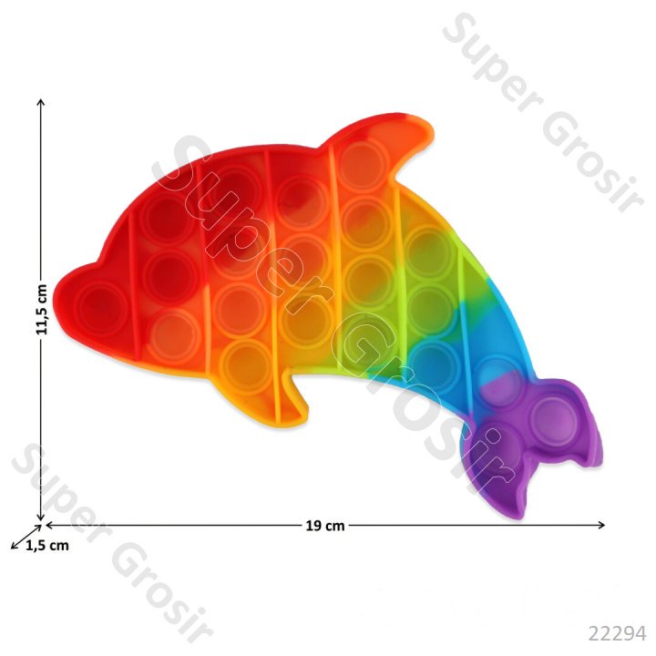 Jual Mainan Anak Pop It Dolphin Pelangi JSC8333 | Shopee Indonesia