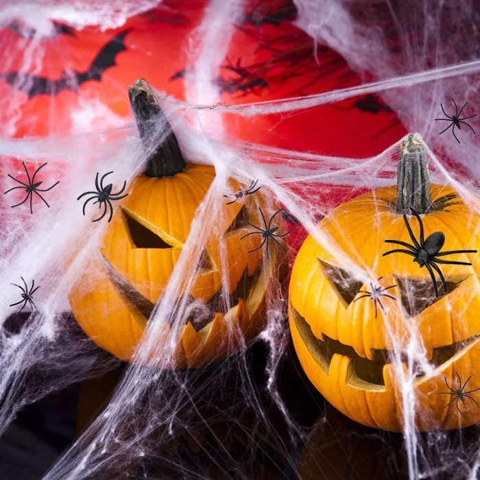 Jual Dekorasi Halloween Spider Web / Sarang Laba Laba Horor | Shopee ...