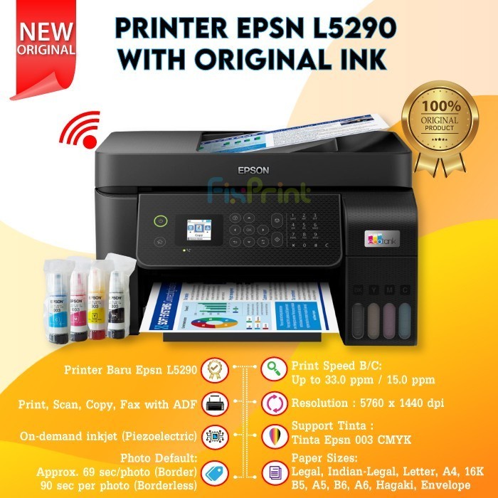 Jual Printer Epson L5290 L6270 L6290 Print Scan Copy Multifungsi ...