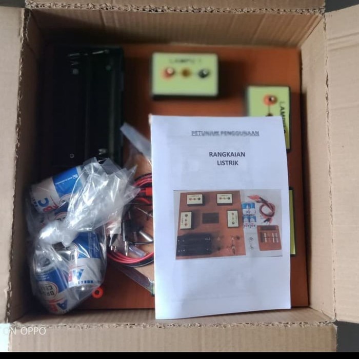 Jual PERAGA KIT LISTRIK SD RANGKAIAN LISTRIK SERI DAN PARALEL | Shopee ...