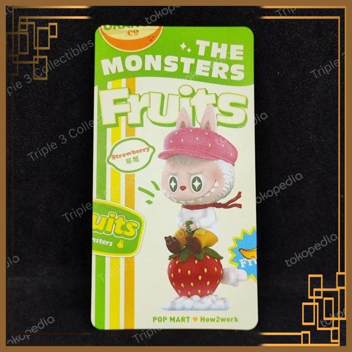 Jual [TPL] POP MART THE MONSTERS LABUBU FRUITS STRAWBERRY POPMART ...