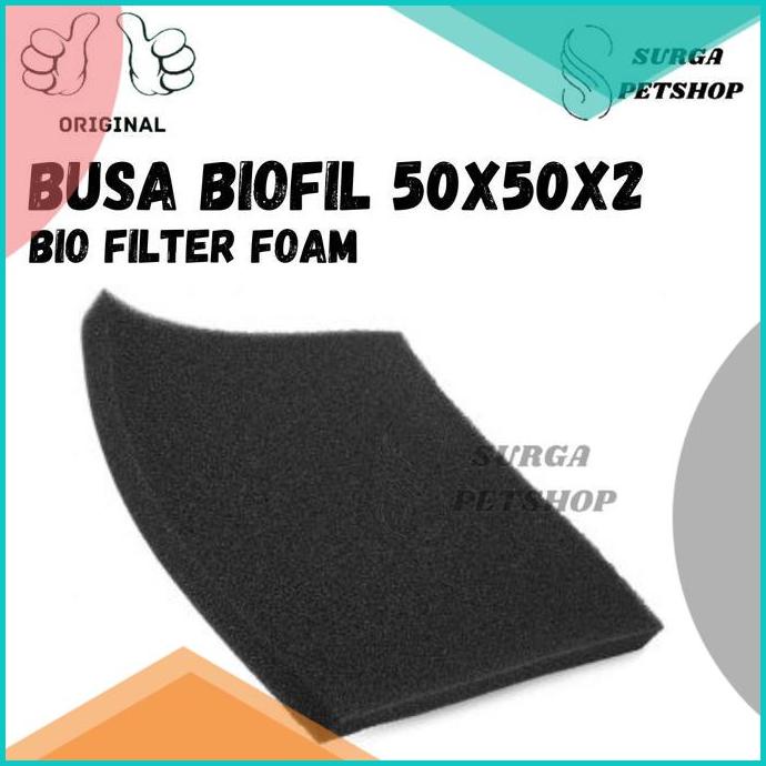 Jual Biofilter Bio filter Biofil foam busa aquarium kolam 50cm x 50cm x ...