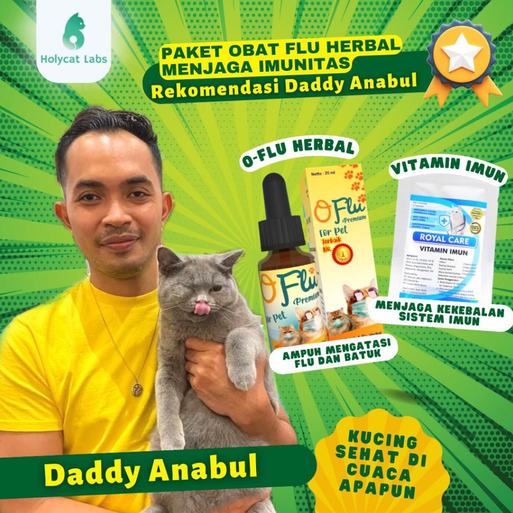 Jual Paket Obat Flu O-Flu Ampuh dan Aman Herbal Plus ROYAL CARE 5 Caps ...