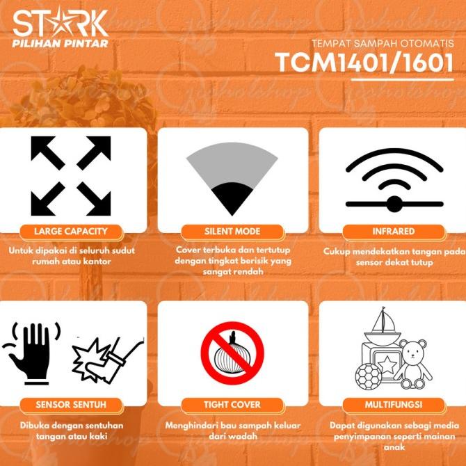 Jual STARK TEMPAT SAMPAH SENSOR OTOMATIS 16 L TEMPAT SAMPAH ELEKTRIK 16 ...