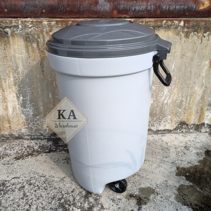 Jual Tempat Sampah Besar 120 liter roda Green Leaf / Tong Sampah 120 liter | Shopee Indonesia