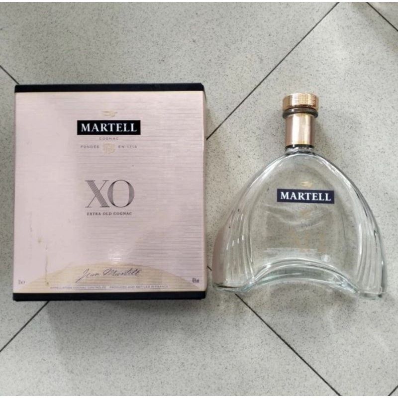 Jual Botol kaca bekas kosong Martell XO 1000 ml | Shopee Indonesia