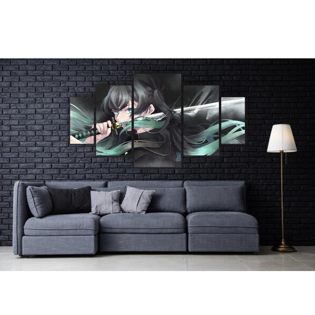 Jual Sale Wall Decor Muichiro Tokito Demon Slayer 1 Set Hiasan Dinding ...
