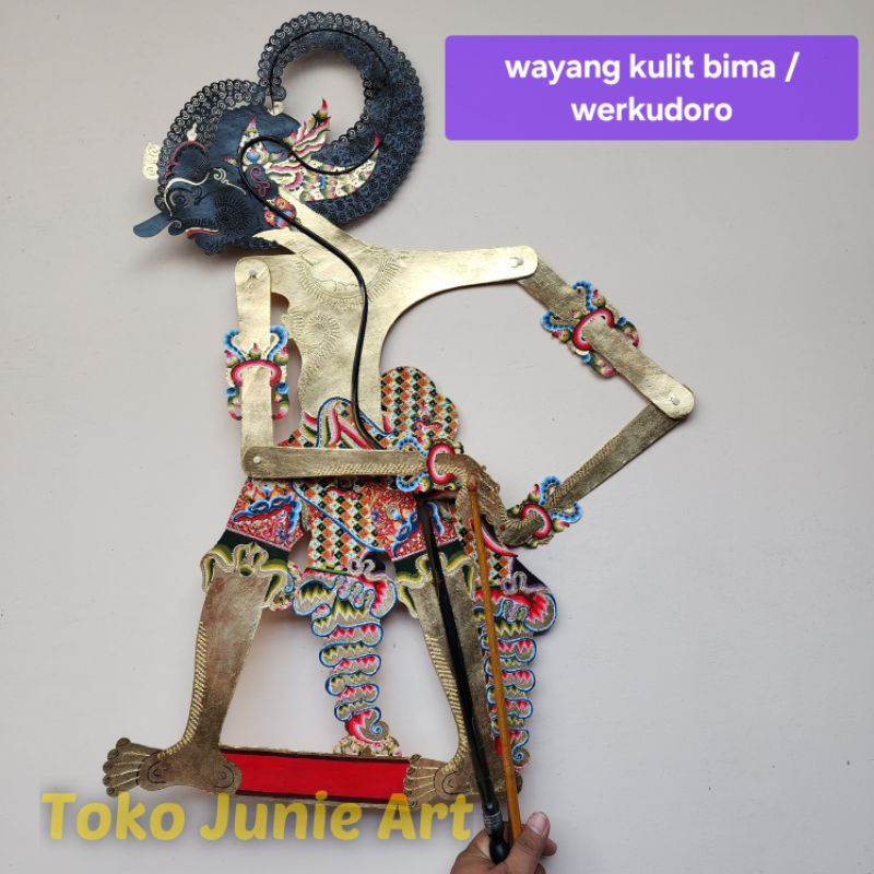 Jual WAYANG KULIT KERBAU BIMA BIMO PAKEM KERATON SURAKARTA KUALITAS ...
