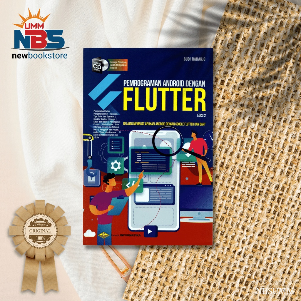 Jual Pemrograman Android Flutter Edisi 2 + CD - Budi Raharjo | Shopee Indonesia