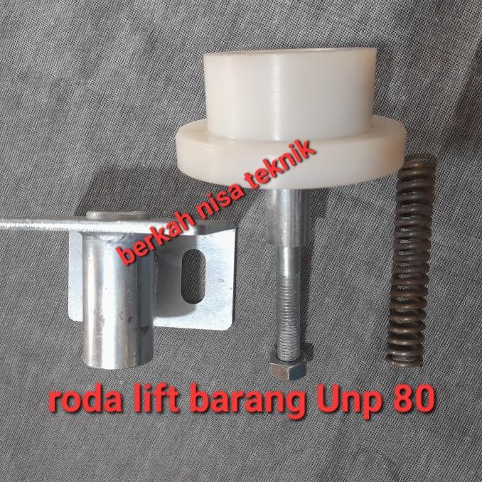 Jual Roda Lift Barang unp 80 / nilon / roda nylon cargo lift UNP 80 ...