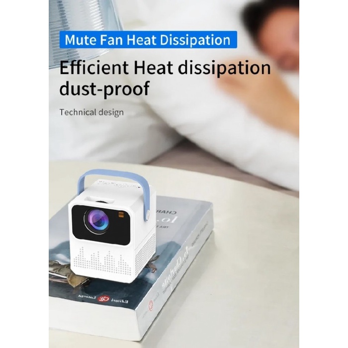 Jual TRIPSKY T2 MINI Proyektor ANDROID Smart Projector 120 ANSI Lumens ...