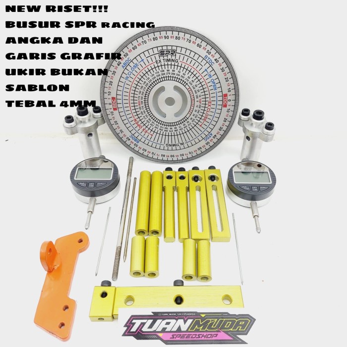 Jual busur derajat set lengkap 2 dial indikator digital spr racing ...