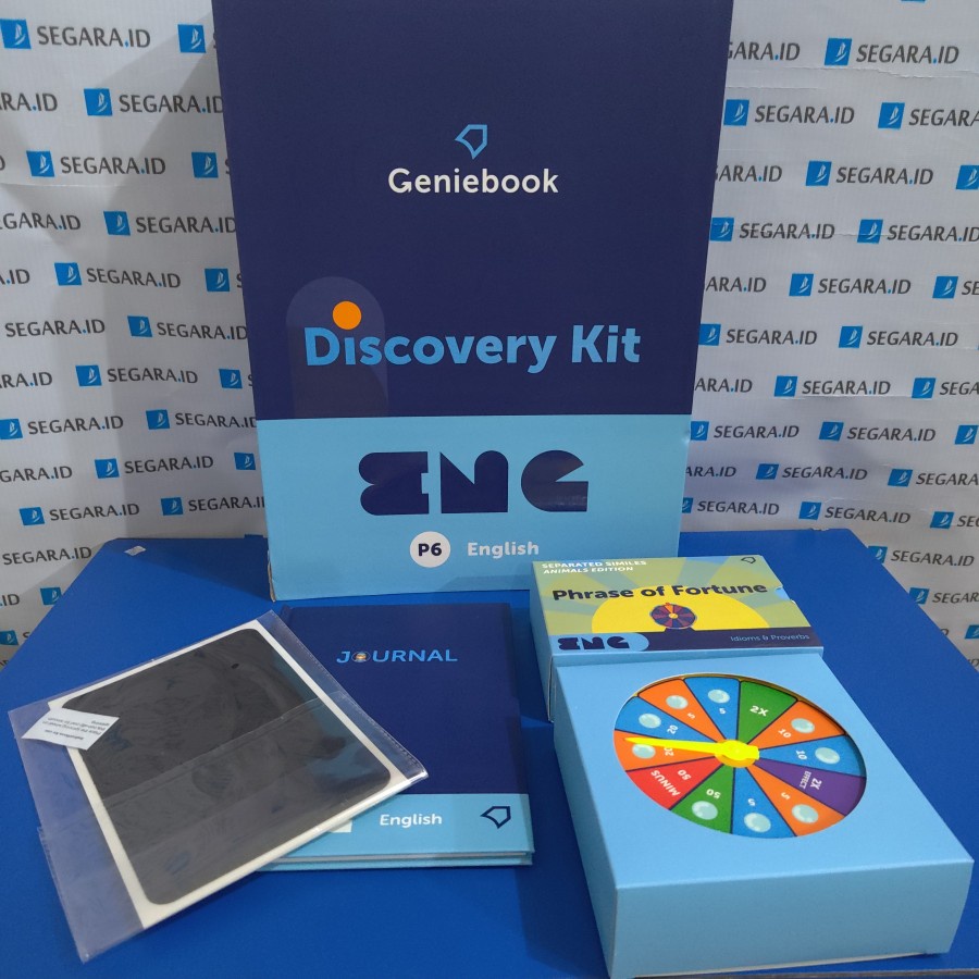 Jual Mainan Edukasi - Geniebook Discovery Kit P6 English Stok B ...