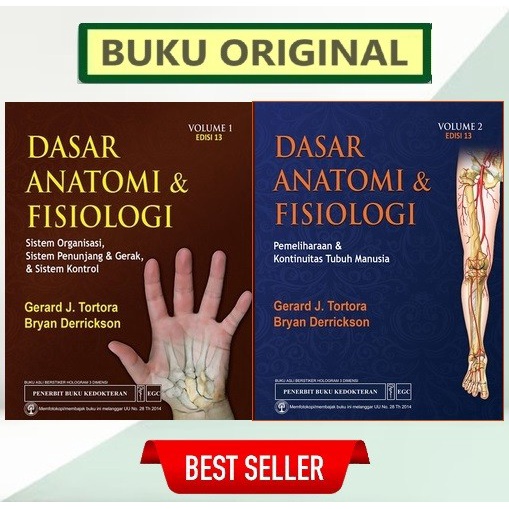 Jual ORIGINAL Dasar Anatomi & Fisiologi Vol 1+2 Edisi 13 - Tortora | Shopee Indonesia