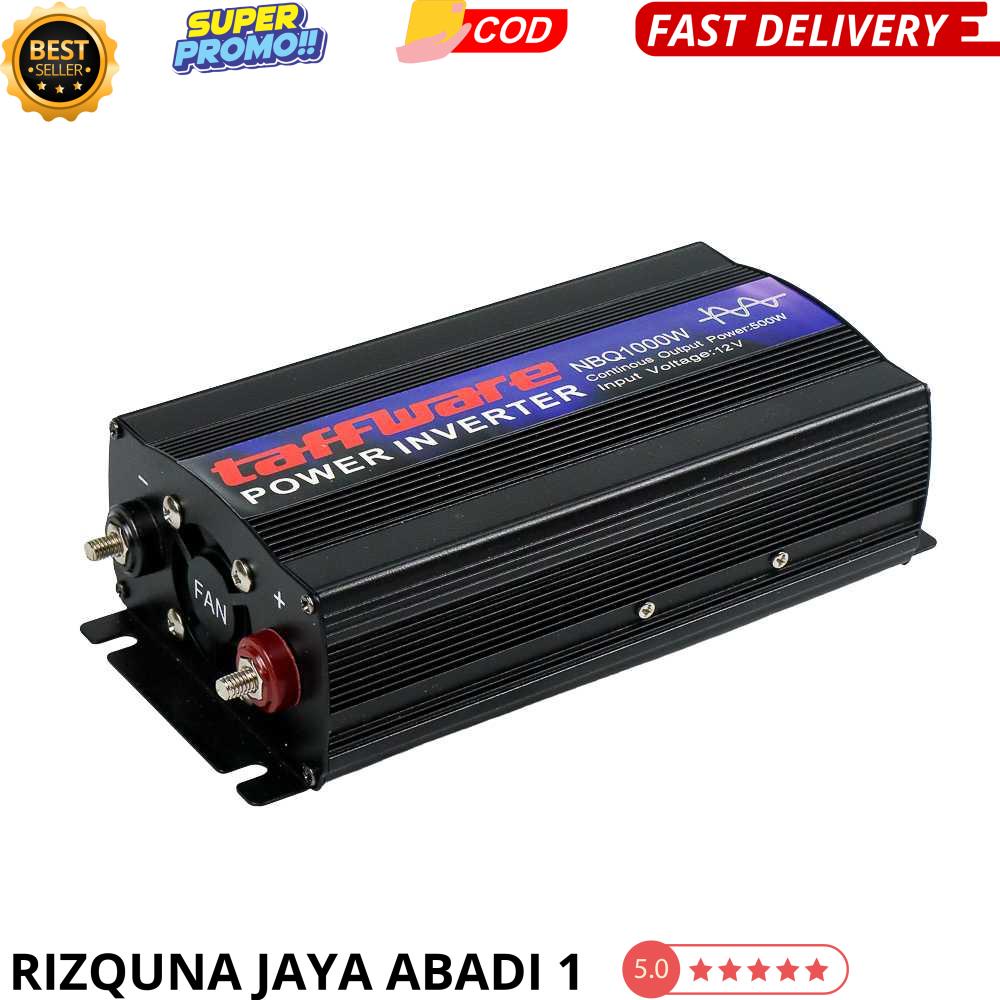 Jual Taffware Power Inverter Mobil Pure Sine Wave DC 12V to AC 220V 1000W - NBQ1000W | Shopee ...