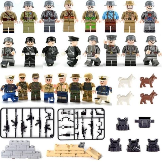 Jual SS Nazi United Allies World War II Dog Army Pasukan Minifigure ...
