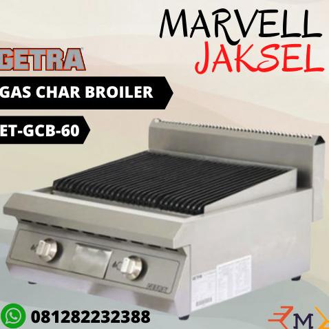 Jual Kompor Gas Char Grill Lava Rock GETRA ET-GCB-60 Panggangan Arang ...