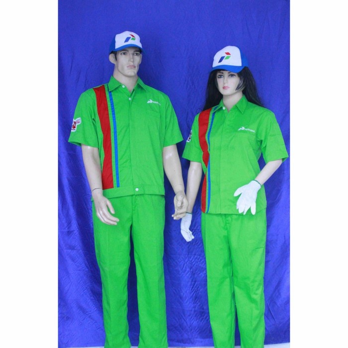 Jual Stelan Set Baju Celana Seragam Spbu Pasti Prima Pertamina Ob Og ...