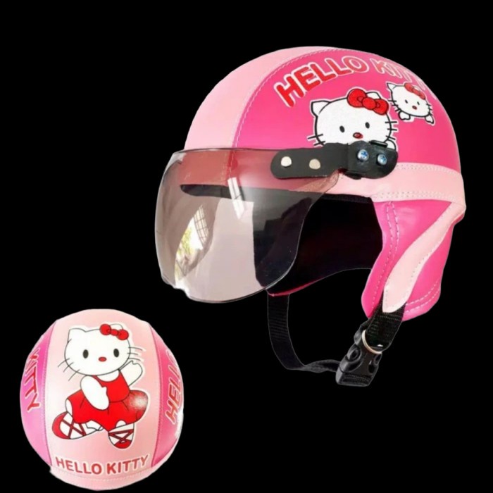 Jual Helm Retro Anak Hello Kitty | Shopee Indonesia