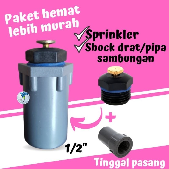 Jual Sprayer Sprinkler Adjustable Spuyer Alat Siram Taman Kebun Set ...