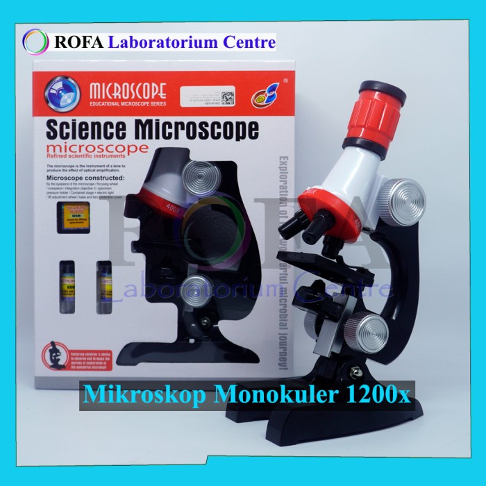 Jual Ready Mikroskop Monokuler / Mikroskop Siswa / Mikroskop Mini 100 ...