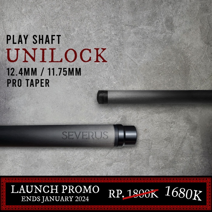 Jual Black Carbon Shaft Severus Cues - Uniloc Murrey Predator Fury ...