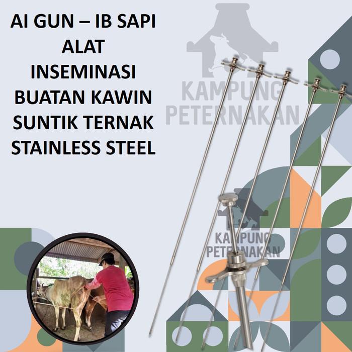 Jual AI Gun IB Sapi Alat Inseminasi Buatan Kawin Suntik Ternak Stainless | Shopee Indonesia