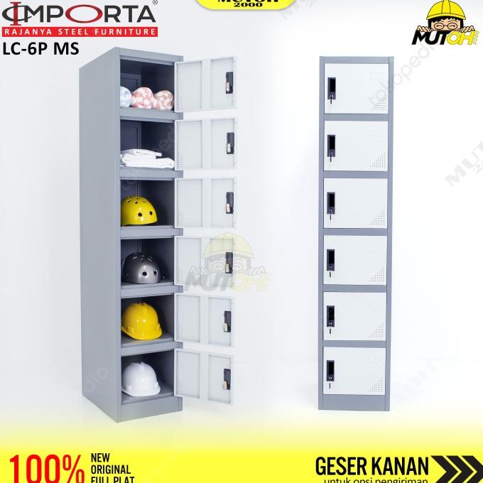 Jual Importa Lc-6P Ms Standing Loker Besi Locker Besi 6 Pintu Full Plat Pengiriman Cepat ...