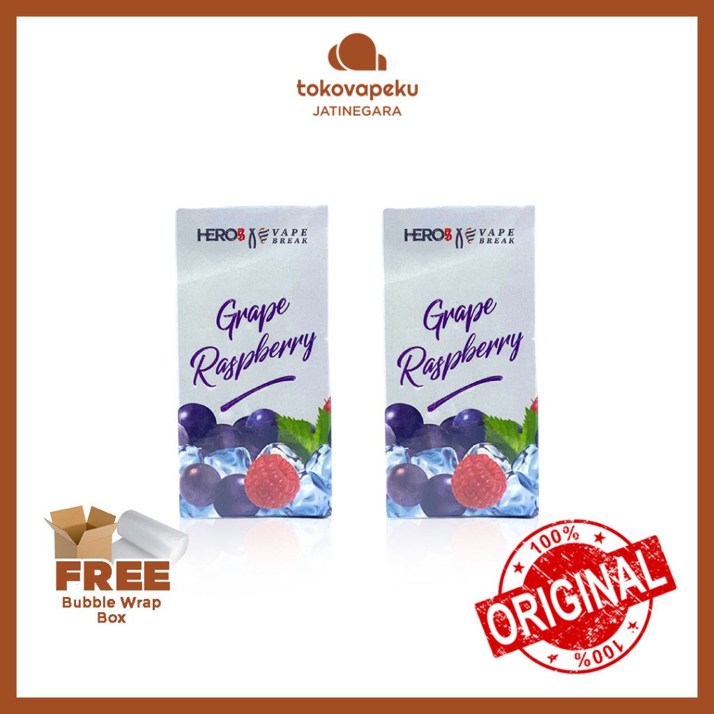 Jual GRAPE RASPBERRY FRESH GRAPE RASPBERRY 3MG 60ML ORI by HERO57 ...