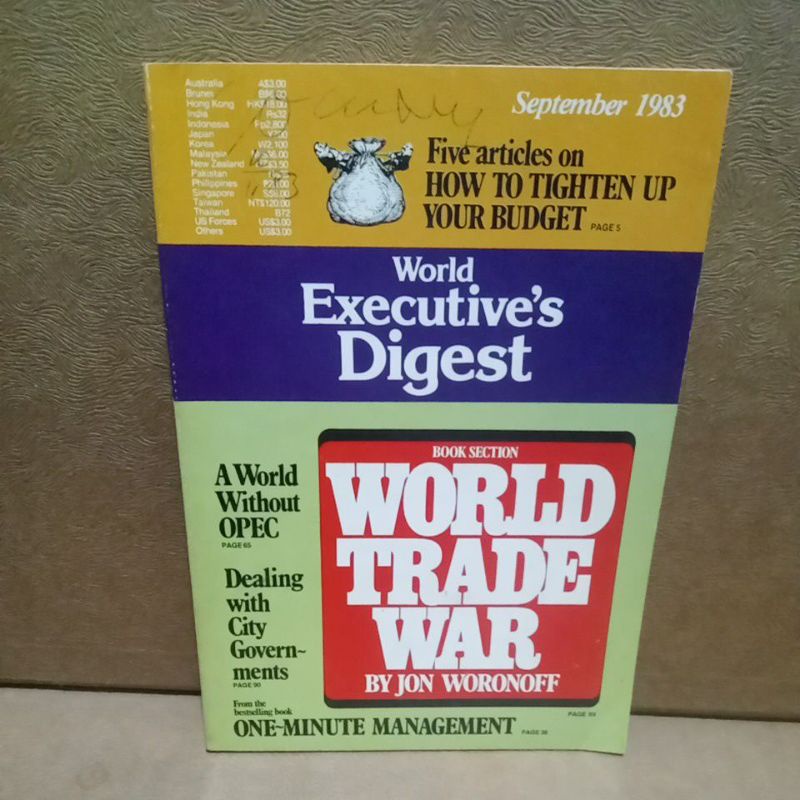 Jual Buku Original SETEMBER 1983 WORD EXECUTIVES DIGEST | Shopee Indonesia