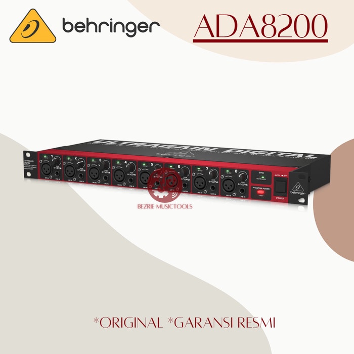 Jual Behringer ADA8200 Audiophile 8 In/8 Out ADAT Audio Interface ...