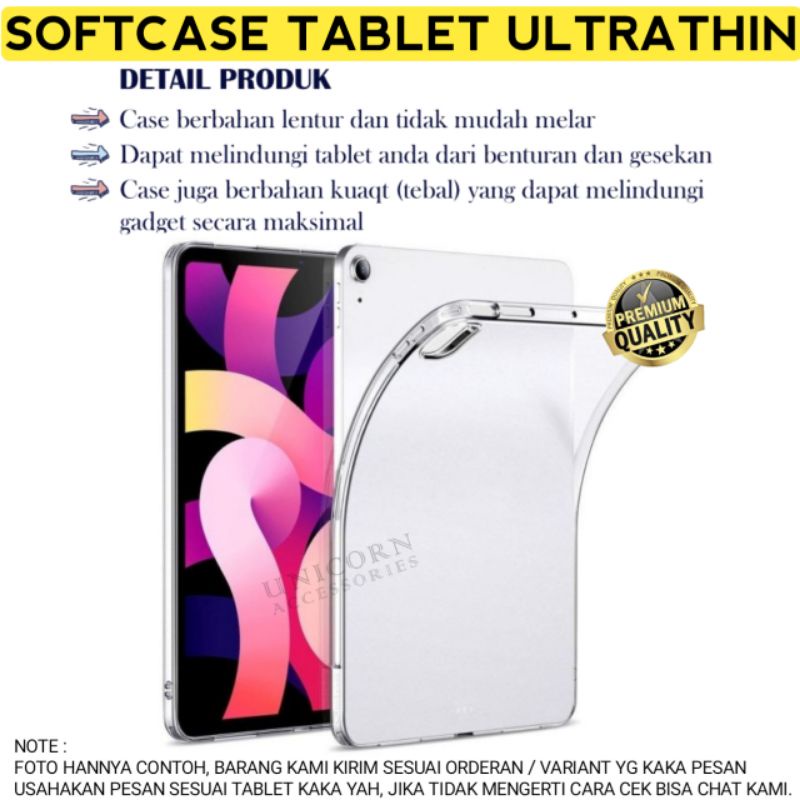 Jual Case iPad 2 3 4 5 6 7 8 9 10 11 A16 9.7 10.2 inch Casing SoftCase ...