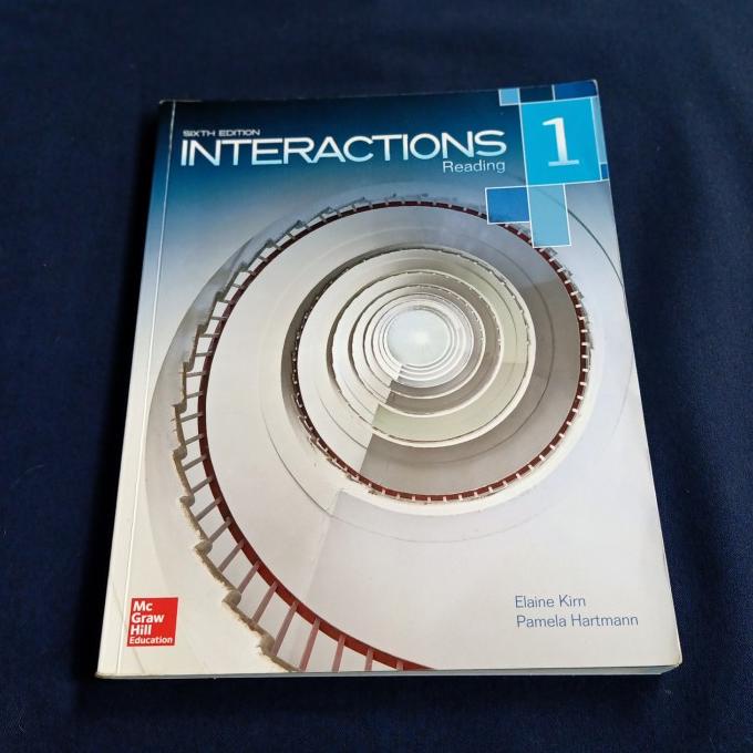 Jual (abat) buku interactions reading 1 sixth edition elaine kim pamela hartmann | Shopee Indonesia
