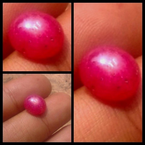 Jual [Baru] Natural Red Star Ruby Mirah Rubi Asli Alam Kristal Warna ...