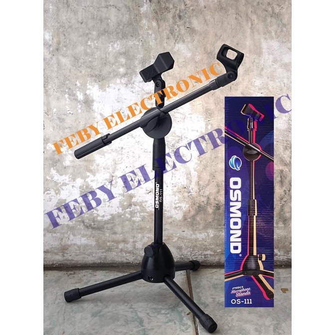 Jual Stand Mic Pendek Osmond Os-111 Stand Microphone Meja Tripod Mik Premium | Shopee Indonesia