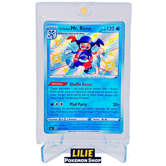 Jual COD Galarian Mr. Rime Shiny - Pokemon Tcg Indonesia Limited ...